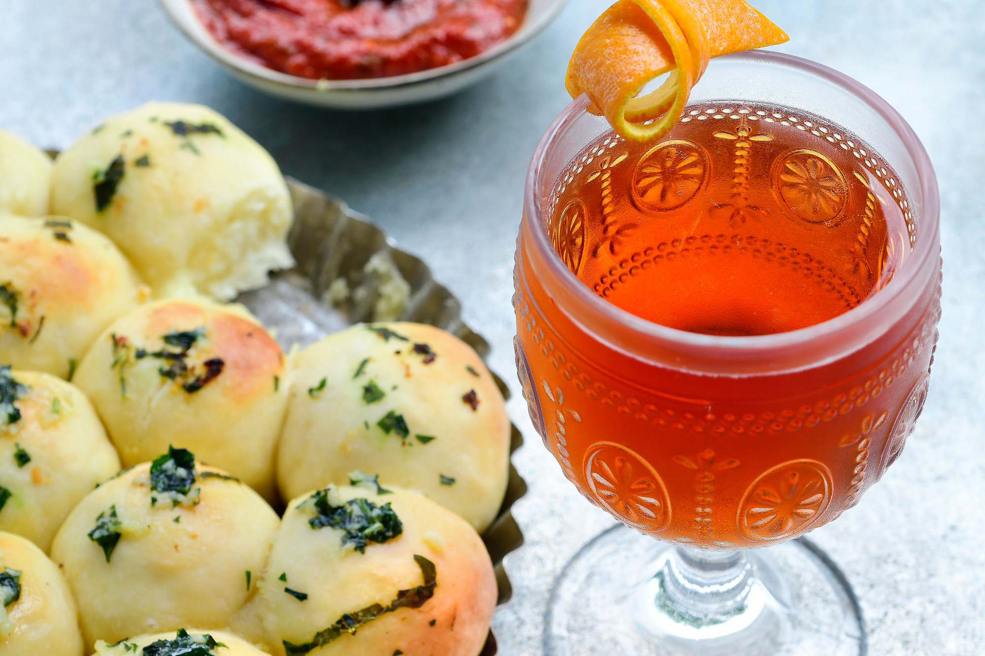 Feestelijke hapjes en drankjes!